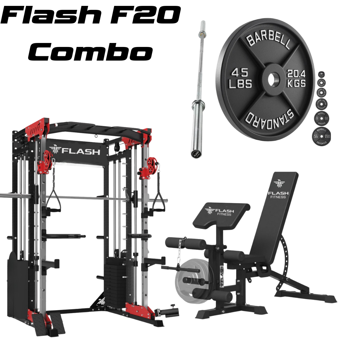 Flash F20 Smith Machine Combo.